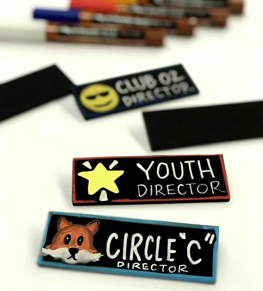 Set of 5 Chalkboard Name Tags | Chalk Ink®