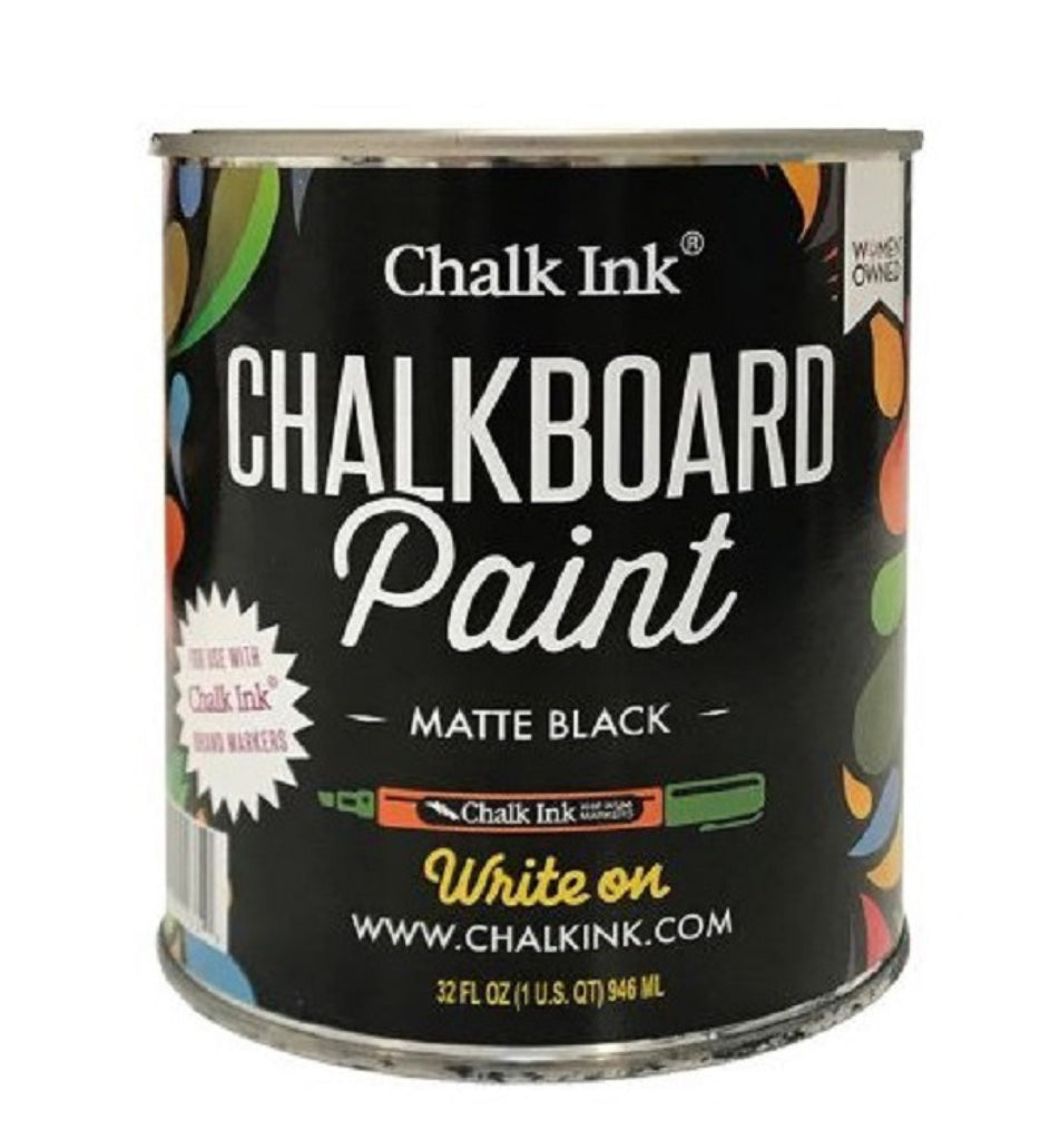 Matte Black Quart Chalkboard Paint | Chalk Ink®