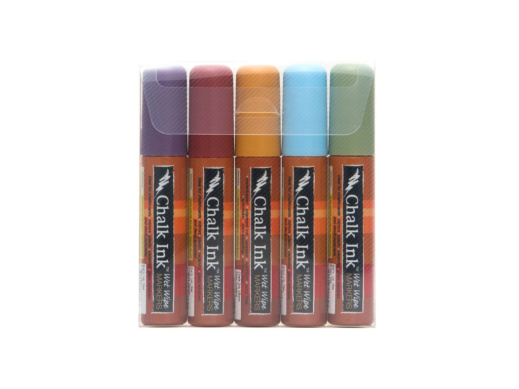 5 Chalk Ink Earthy Wet Wipe Markers at Chalk Ink