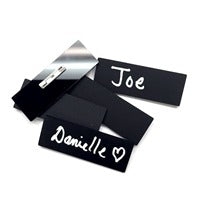 Set of 5 Chalkboard Name Tags | Chalk Ink®